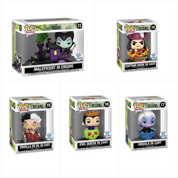 Funko | Toys | Funko Pop Trains Disney Villains Bundle | Poshmark